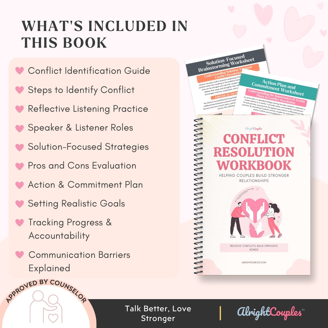 Conflict Resolution Workbook for Couples | Improve Communication ...
