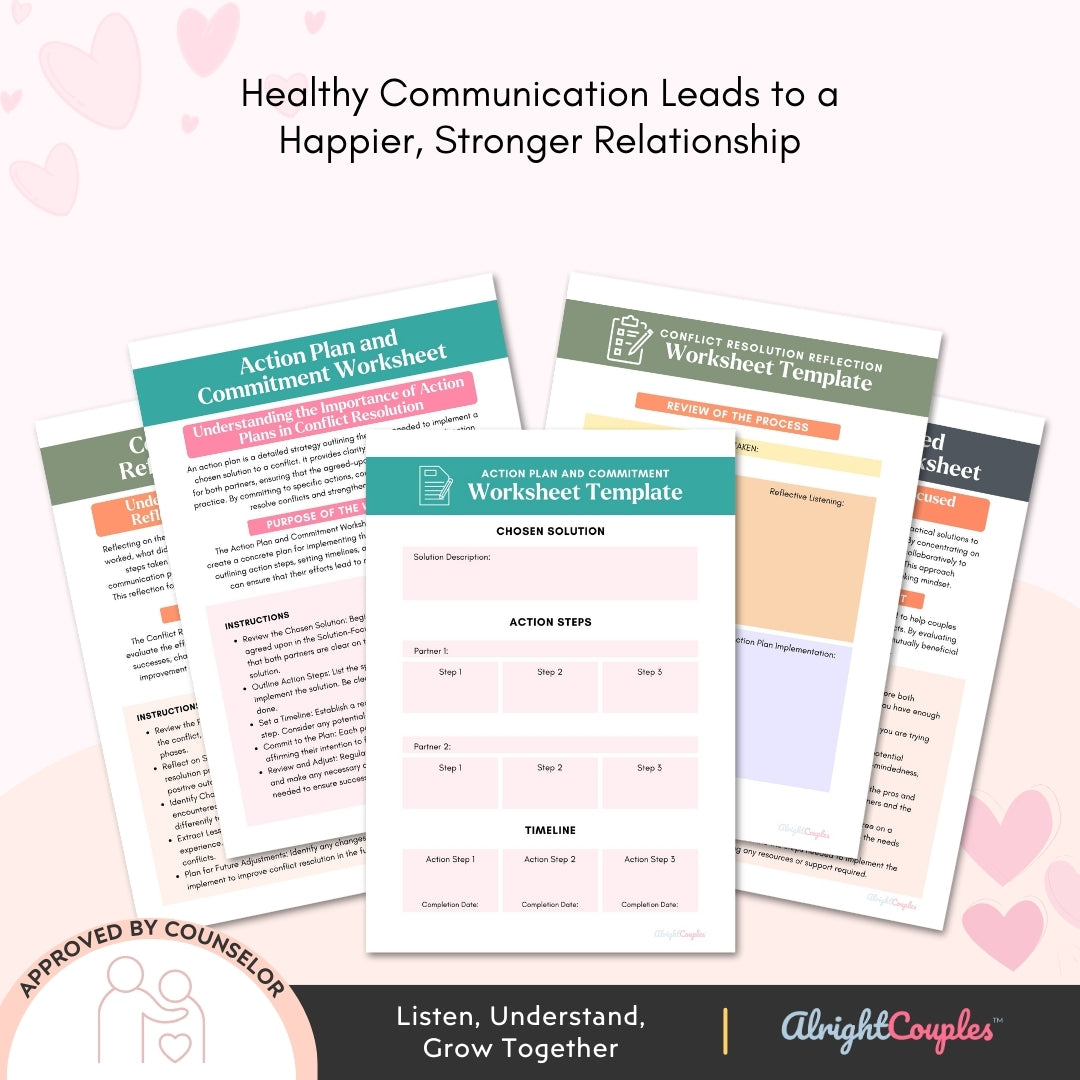 Conflict Resolution Workbook for Couples | Improve Communication ...